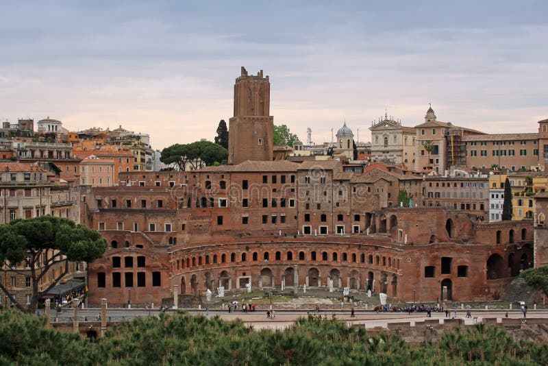 Trajans Market stock photo. Image of italy, culture, rome - 11798810