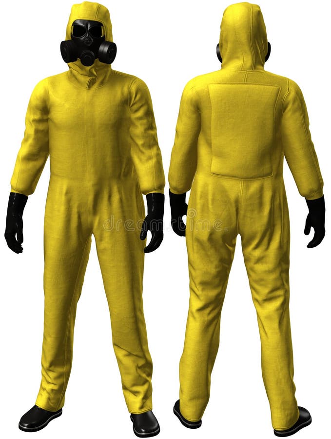 Traje De HAZMAT, Material Peligroso, Aislado Imagen de archivo ...
