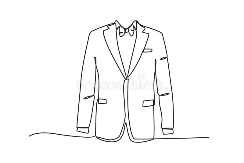 Traje de uso formal ilustración del vector. Ilustración de adulto ...