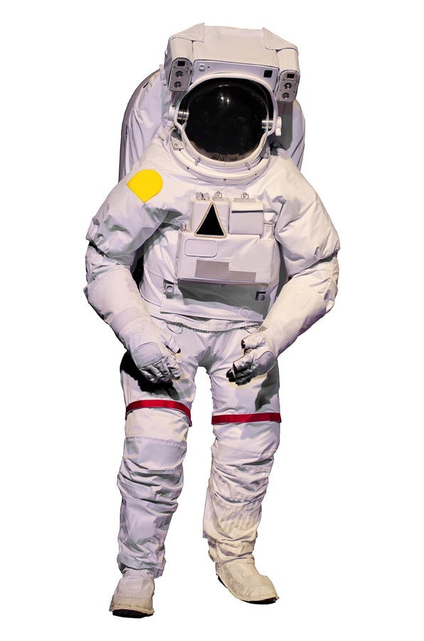 Traje Del Astronauta En El Fondo Blanco Imagen de archivo - Imagen de ...