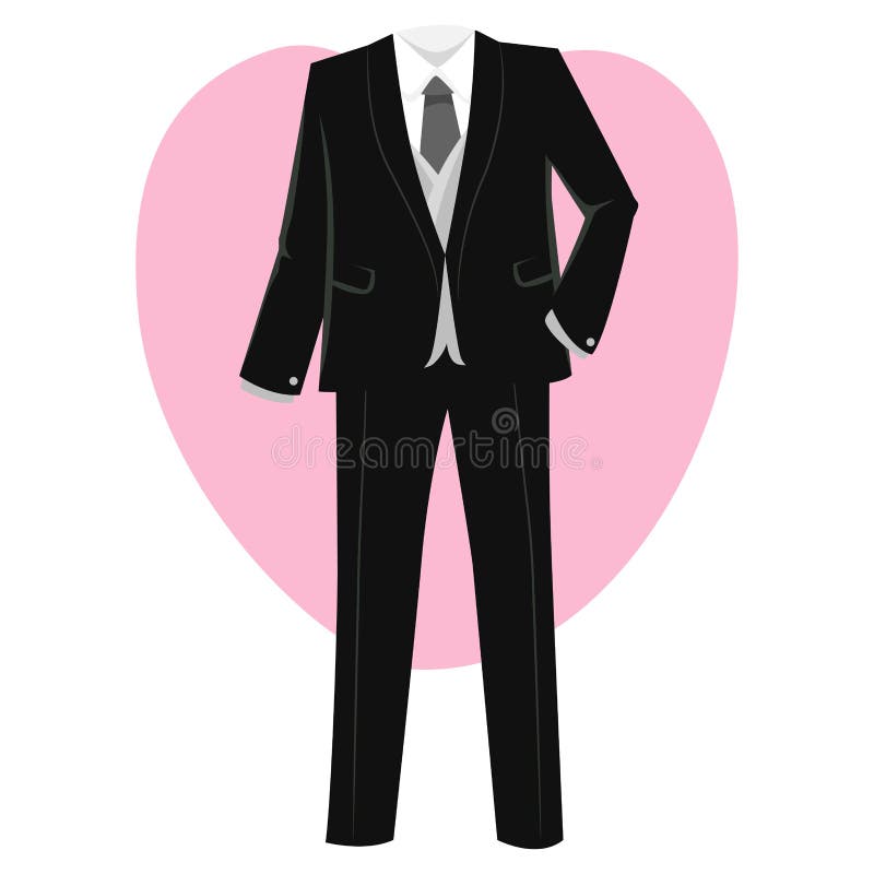 Novio Con Traje En Una Boda Ilustración del Vector - Ilustración de ...