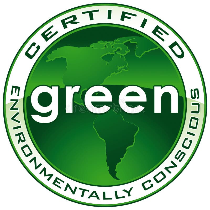 TRAJETO Certificado Verde Do Selo Ilustração Stock - Ilustração de ...