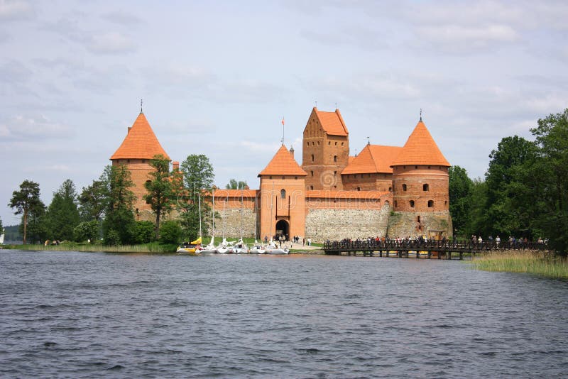 Trakai stock image. Image of castle, trakai, lithuania - 5672011