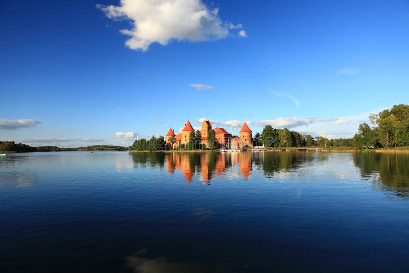 Trakai castle stock image. Image of tourism, medieval - 29217763