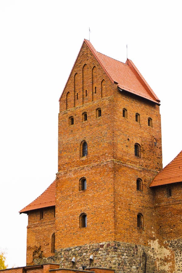 Trakai castle stock image. Image of landmark, panorama - 184317119