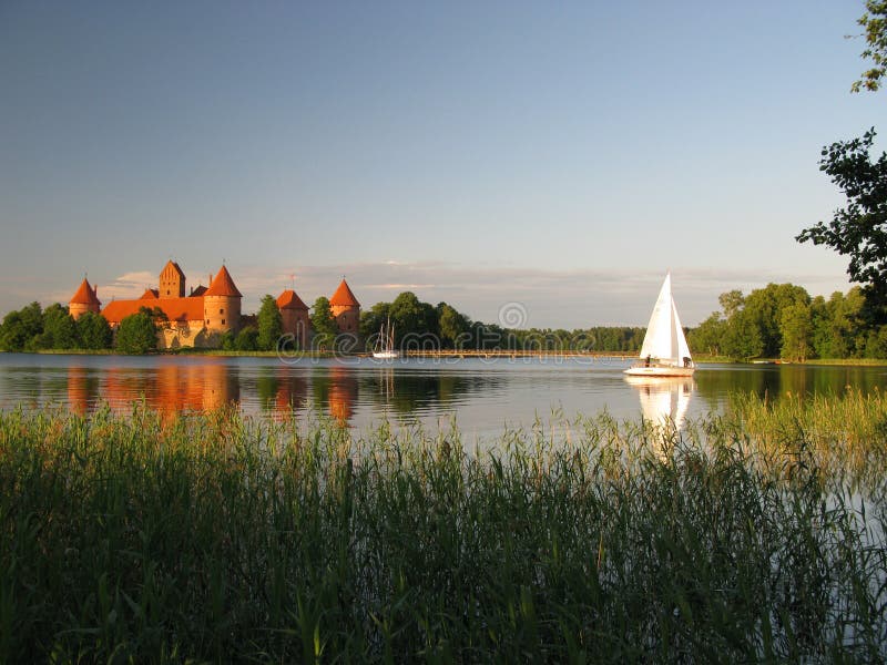 Trakai castle, Lithuania stock photo. Image of europe - 22389448
