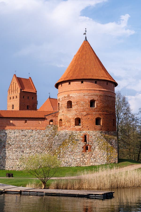 Trakai Castle View stock photo. Image of lithuania, organic - 58380810
