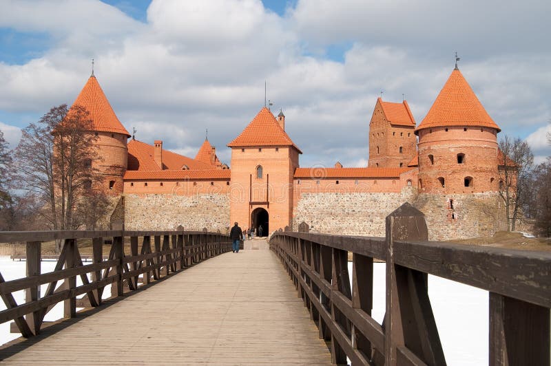 Trakai Castle In Winter