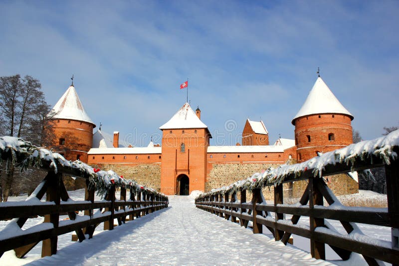 Trakai castle stock image. Image of buildings, castle - 31034999