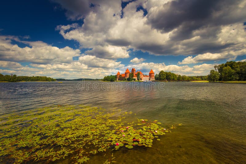 Trakai stock image. Image of lithuania, summer, water - 74070647