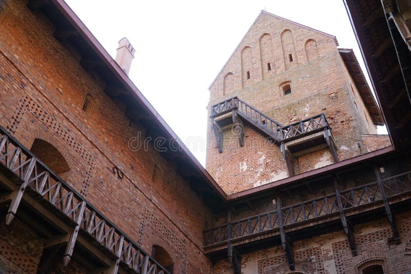 Medieval castle in Trakai editorial photography. Image of lithuania ...