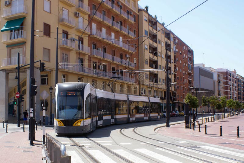 Tram stock image. Image of europe, street, transport - 36117945