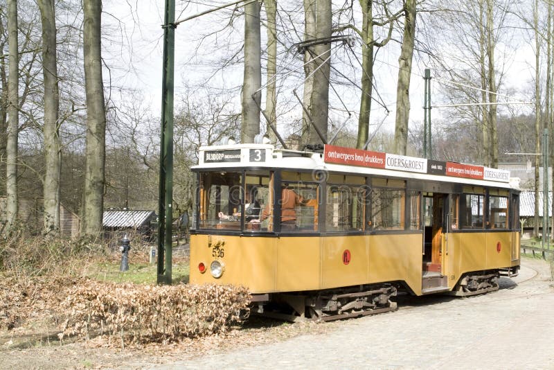 Tram in Dutch Open Air Museum in Arnhem Editorial Photography - Image ...