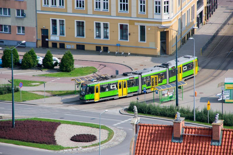 Tram in Elblag poland editorial image. Image of trolley - 92679210
