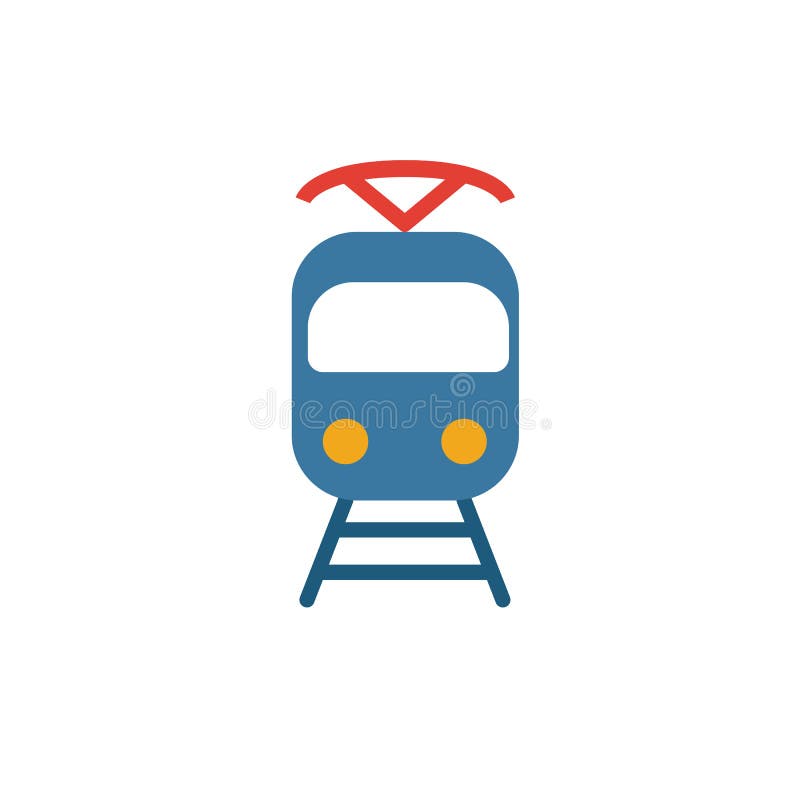 Tram Icon. Simple Element from Transport Icons Collection Stock ...