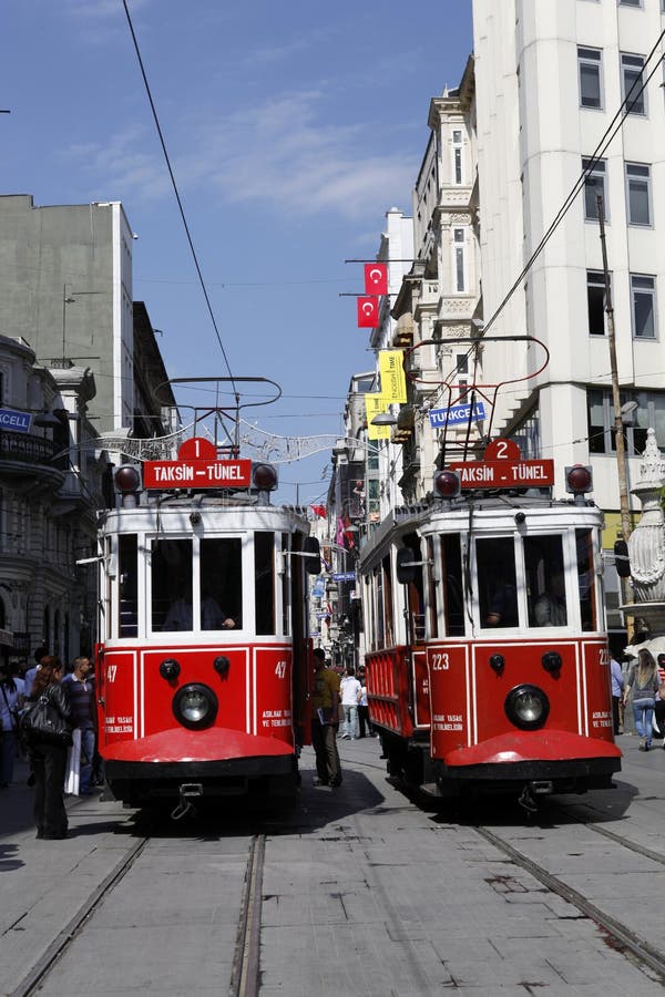 Tram in Istanbul,Turkey editorial stock image. Image of historical ...