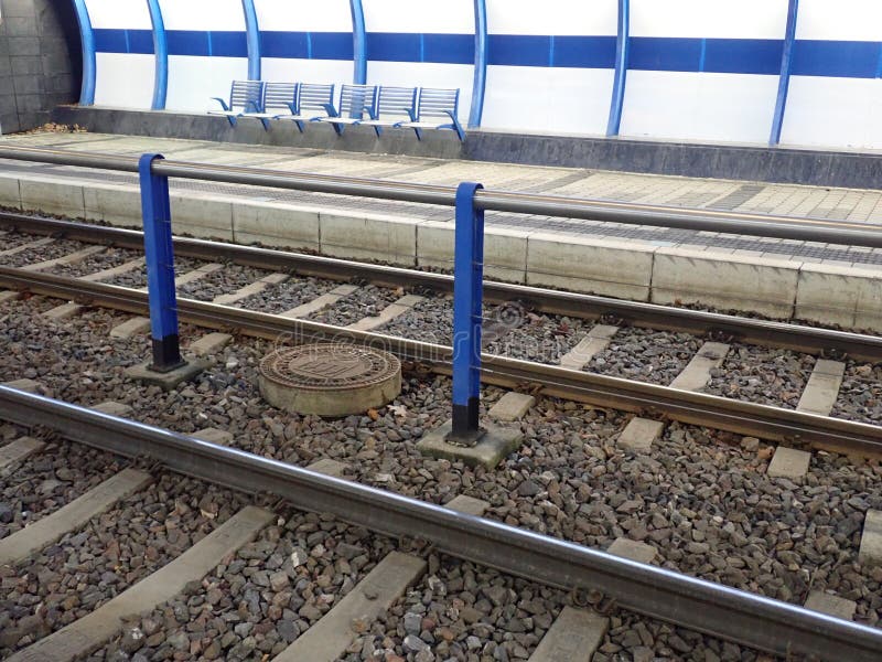 Tram Lines in a City Railway Stock Photo - Image of tramlines, pattern ...