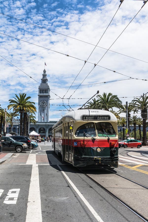 Tram in San Francisco, California Editorial Photo - Image of historic ...