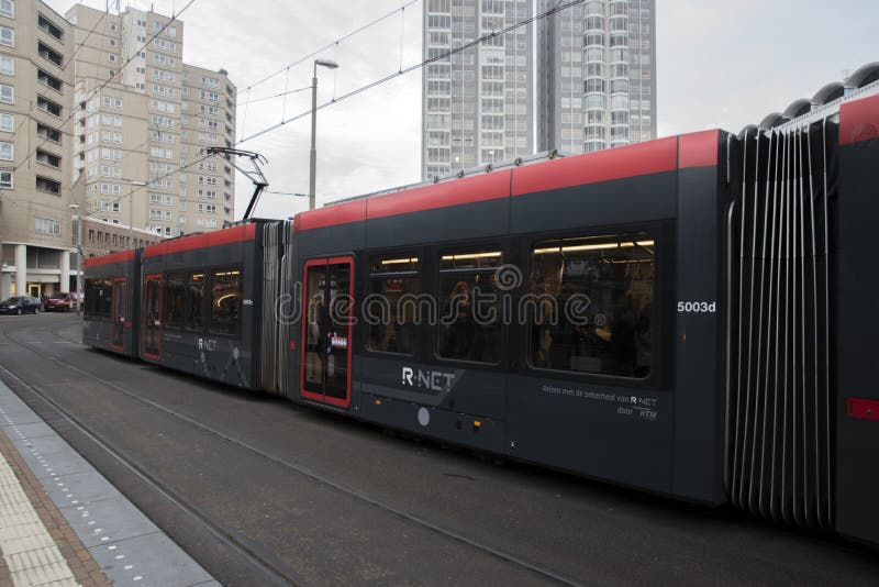 Tram 9 at Scheveningen the Hague the Netherlands 28-12-2019 Editorial ...