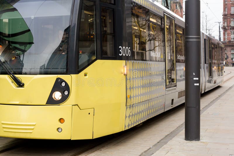Tram Stop editorial image. Image of public, west, yellow - 107465120