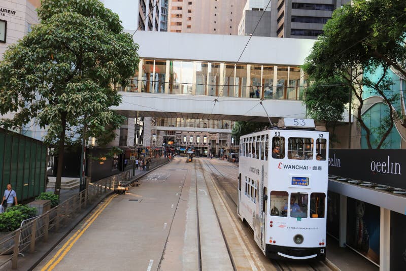 Tram System in World Run with Double Deckers. Editorial Photography ...