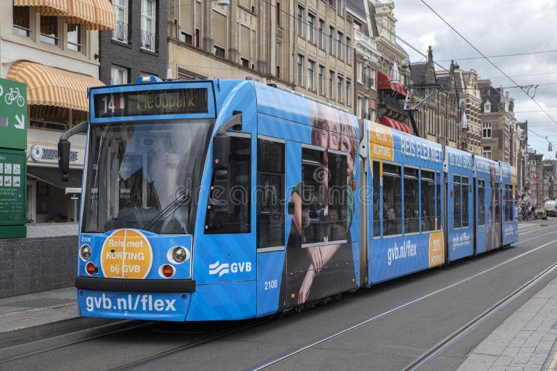 Tram 14 Theme Tram Lipton Ice Tea at Amsterdam the Netherlands 15-7 ...