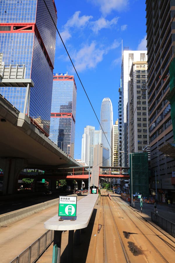 The Tram View of Sheung Wan 2017 Editorial Stock Photo - Image of east ...