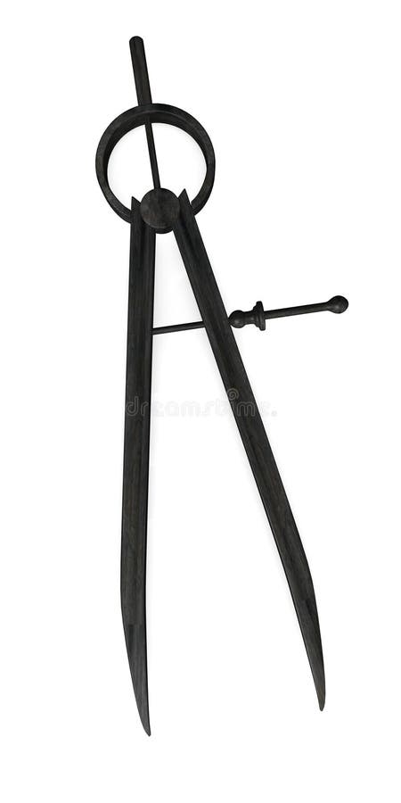 Trammel stock illustration. Illustration of compass, beam - 12772600