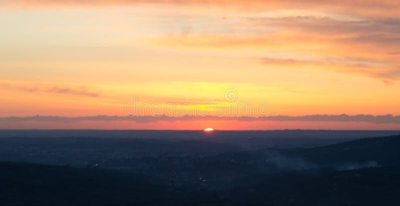 Tramonto stock photo. Image of screensaver, thesun, color - 49834536