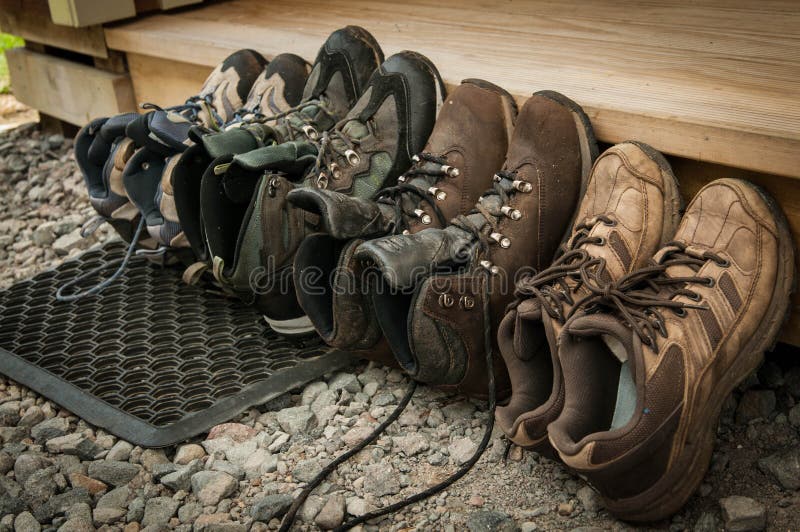 Tramping boots stock photo. Image of shoes, hike, eight - 34589154