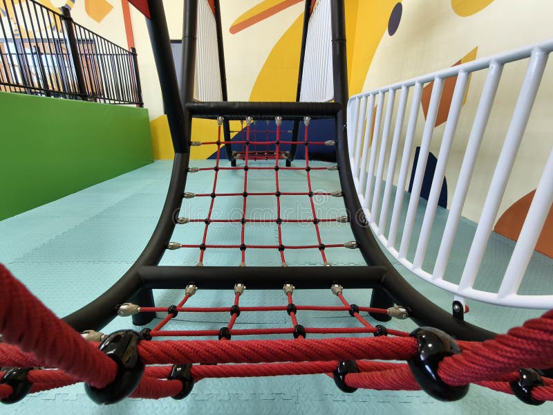 The Trampoline Features a Mazepatterned Surface for Recreational Use ...