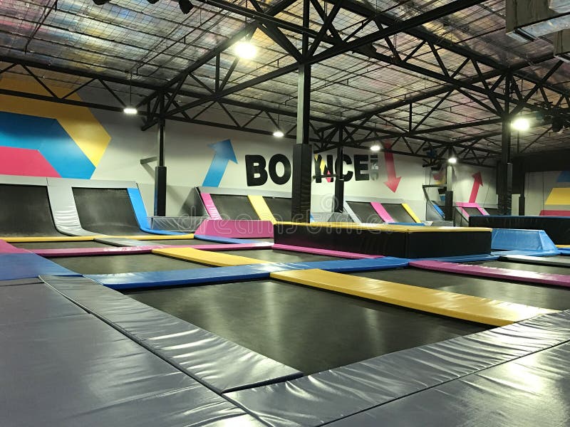 Trampolines Indoor Jumping. Next Generation Bounce Playground and Fun ...