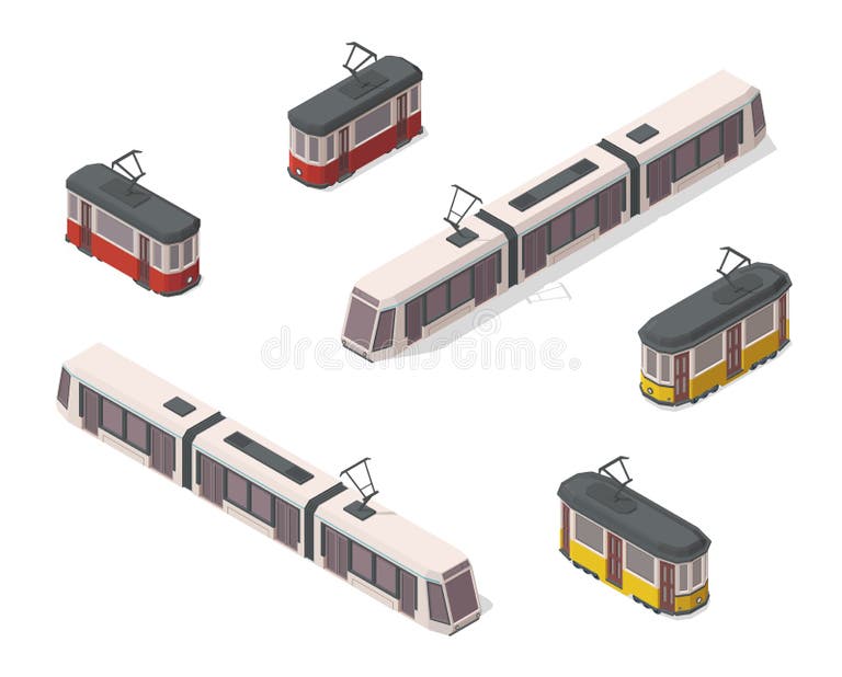 Red Trams Stock Illustrations – 122 Red Trams Stock Illustrations ...