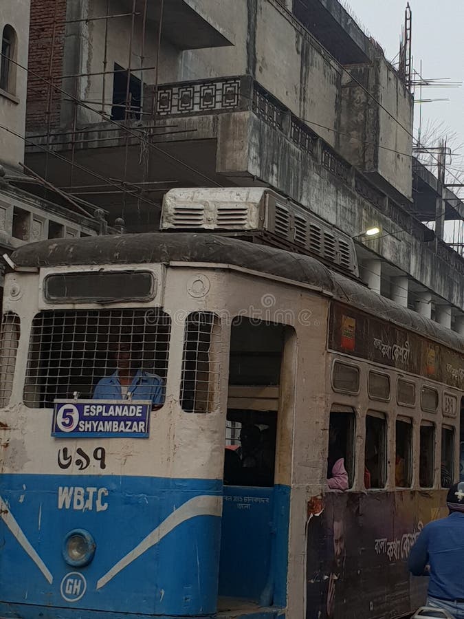 Trams, Kolkata, Rare Mode of Transport Editorial Photo - Image of ...