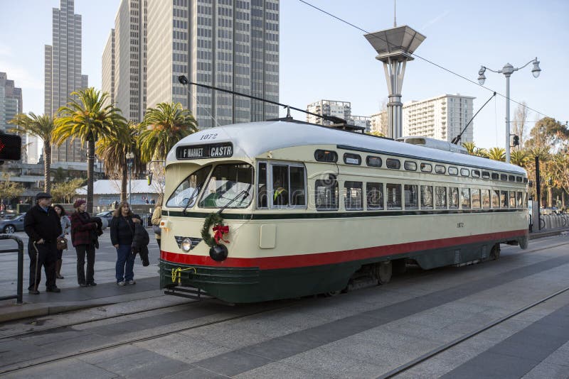 Tramway De Funiculaire à San Francisco, Etats-Unis Photo stock ...