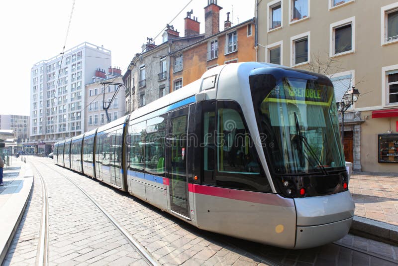 Tram france bordeaux stock image. Image of french, urban - 1642653
