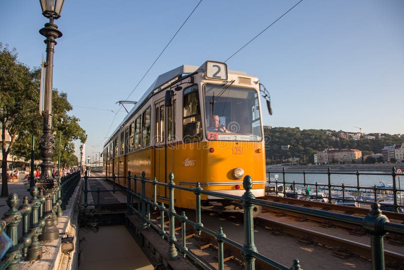 Tramway in |Budapest editorial photo. Image of hungary - 61374296