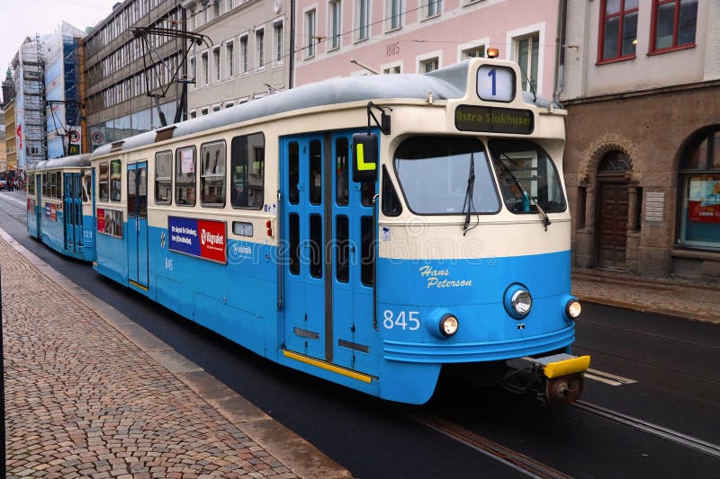 Tramway in Gothenburg, Sweden Editorial Photo - Image of streetcar ...