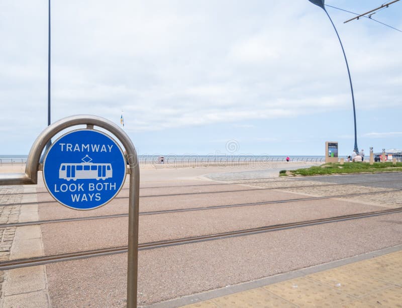 Tramway Sign Blackpool August 2020 Editorial Stock Photo - Image of ...