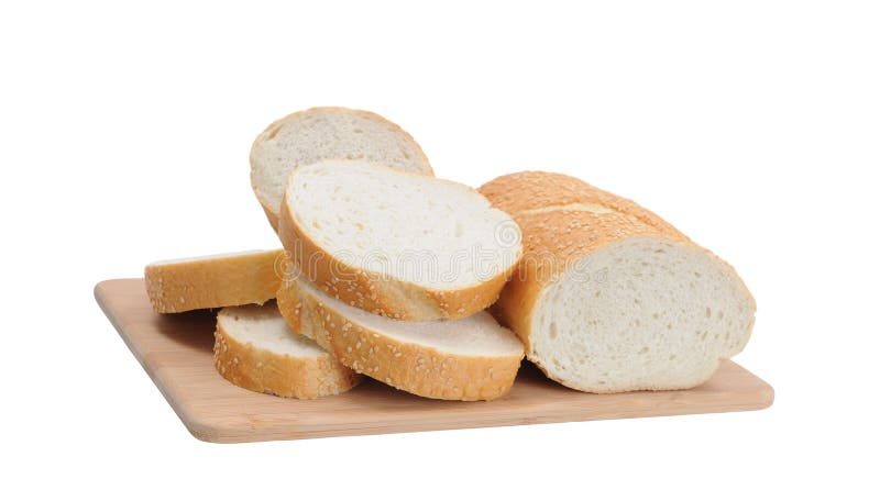 Tranche de pain de Vienne image stock. Image of farine - 41281189