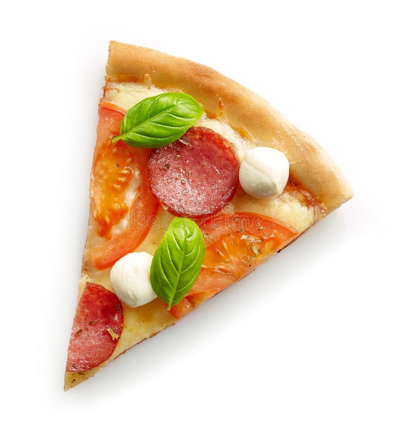 Tranche de pizza photo stock. Image du pâte, savoureux - 115776240