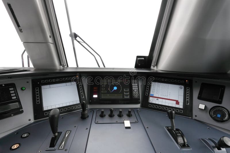 Trane operator s cab stock photo. Image of train, equipment - 33975888