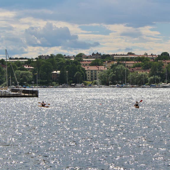 Traneberg editorial stock photo. Image of kayak, cloud - 71443688