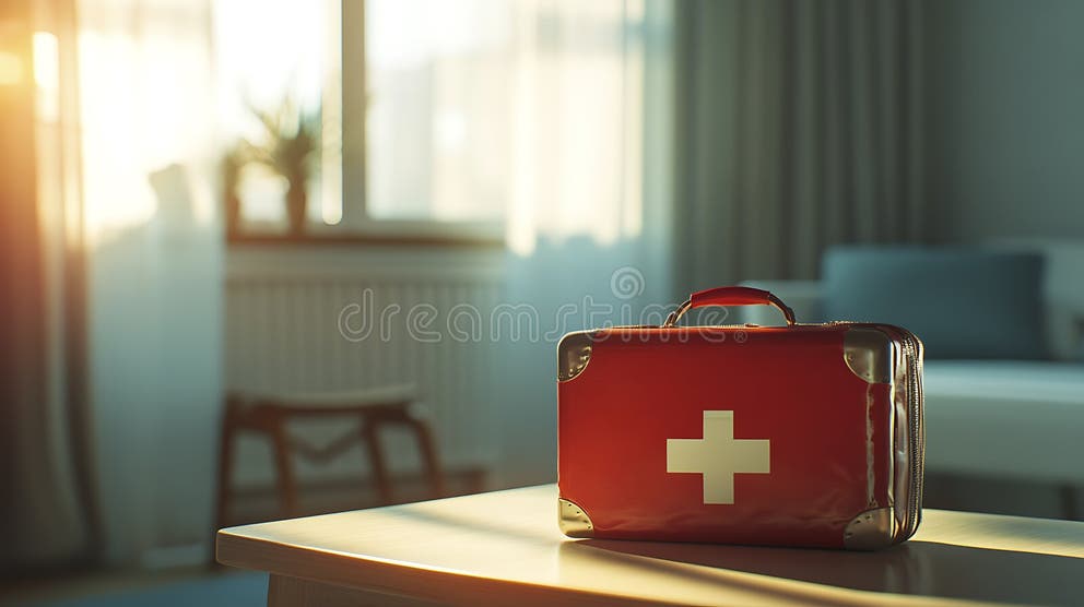 Tranquil First Aid Preparedness Stock Photo - Image of safety, remedy ...