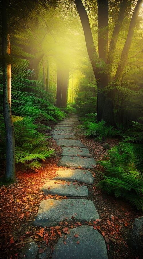 Tranquil Pathway Stock Illustrations – 1,554 Tranquil Pathway Stock Illustrations, Vectors ...