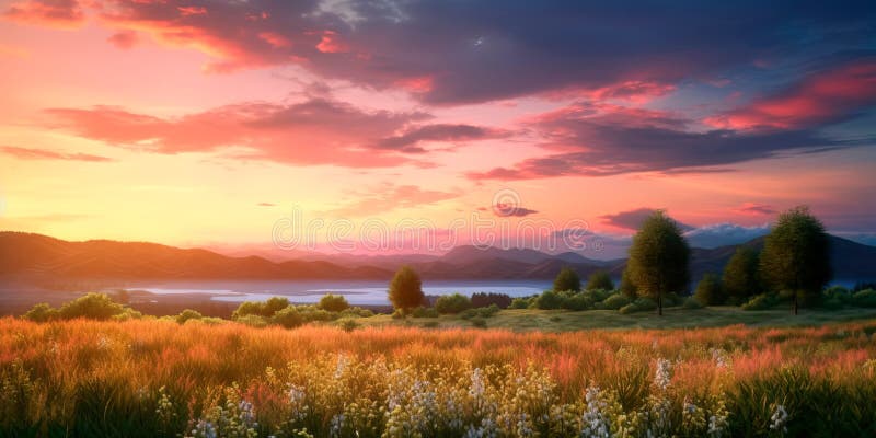 Tranquil Landscapes Featuring the Soft Colors and Gentle Light of a ...