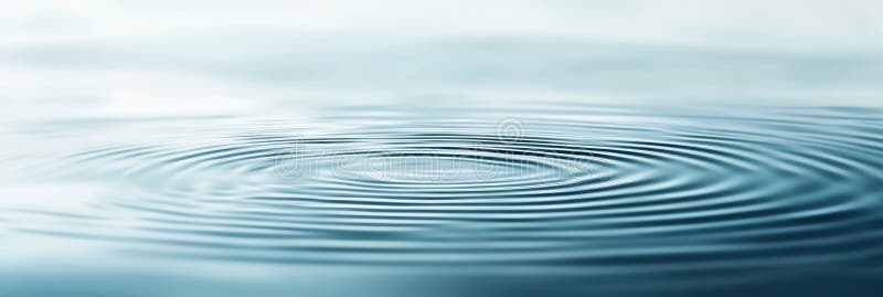 Tranquil Minimalism with Soft Ripples Reflecting Natural Elegance on a ...