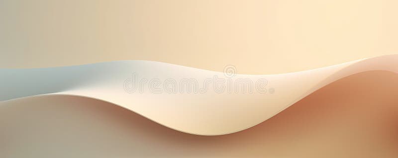 Tranquil Minimalistic Background with a Single Curved Line, Evoking a ...