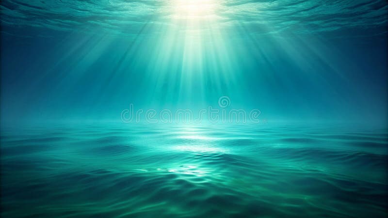 A Tranquil Minimalistic Deep Sea Green Background Embodying Calmness ...