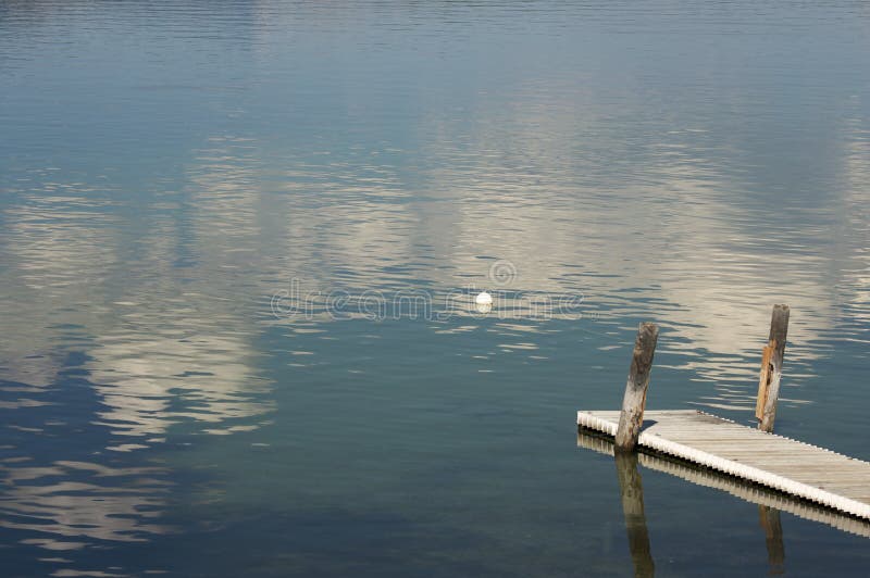 Tranquil Morning Lake Scene Stock Image - Image of abstract, reflection ...